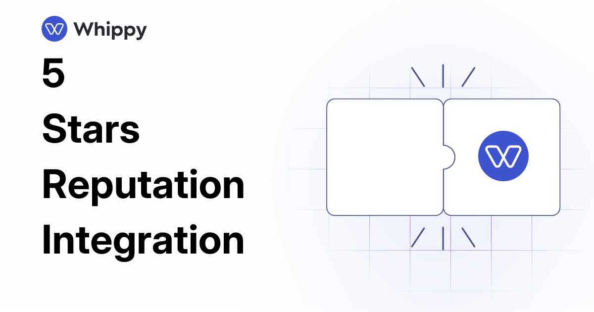 Whippy 5 Stars Reputation integration