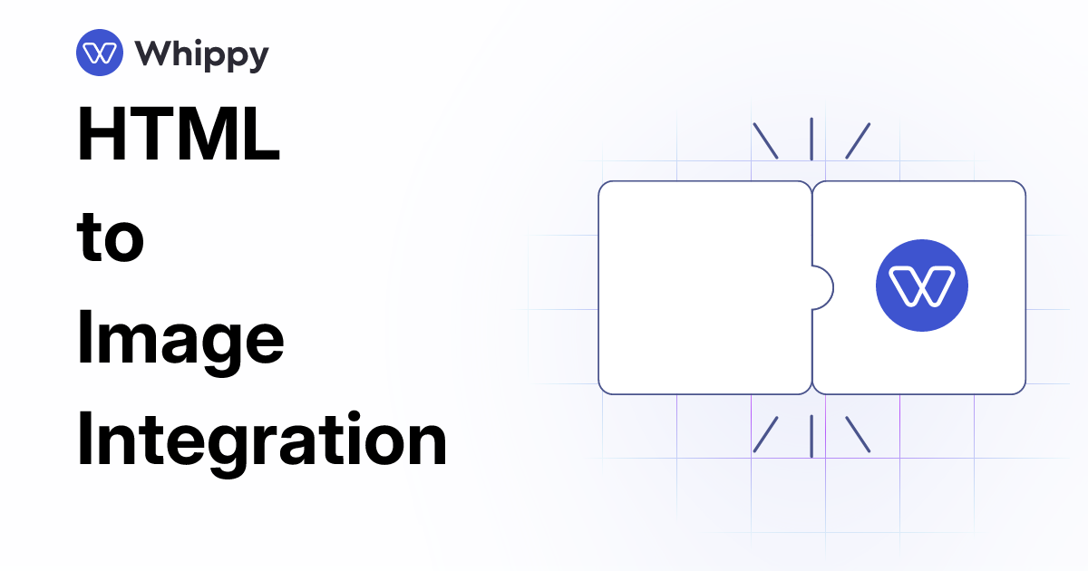 Whippy HTML to Image integration