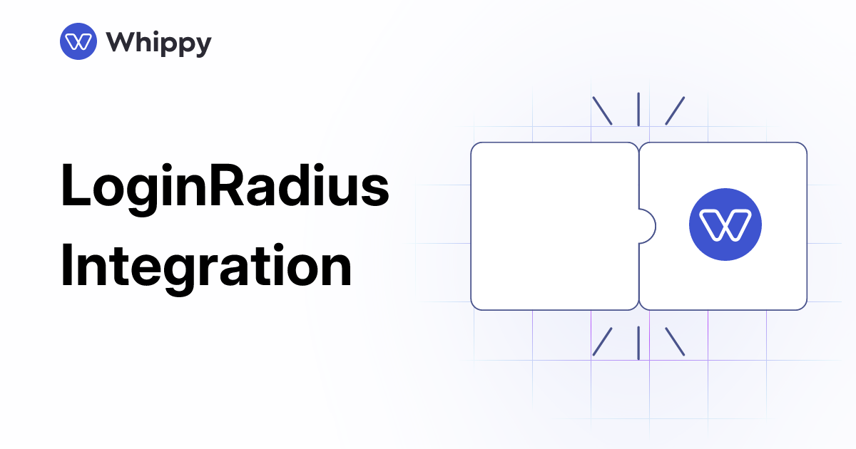 Whippy LoginRadius integration