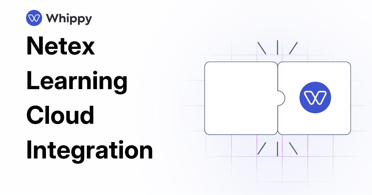 Whippy Netex Learning Cloud integration