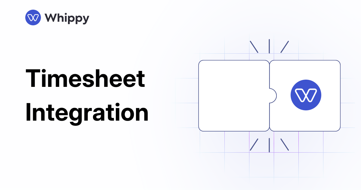 Whippy Timesheet integration