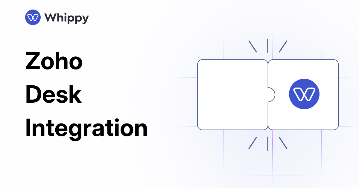 Whippy Zoho Desk integration